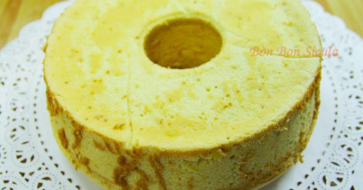 Cách Làm Món Bánh Chiffon Chanh của Bòn Bon - Cookpad