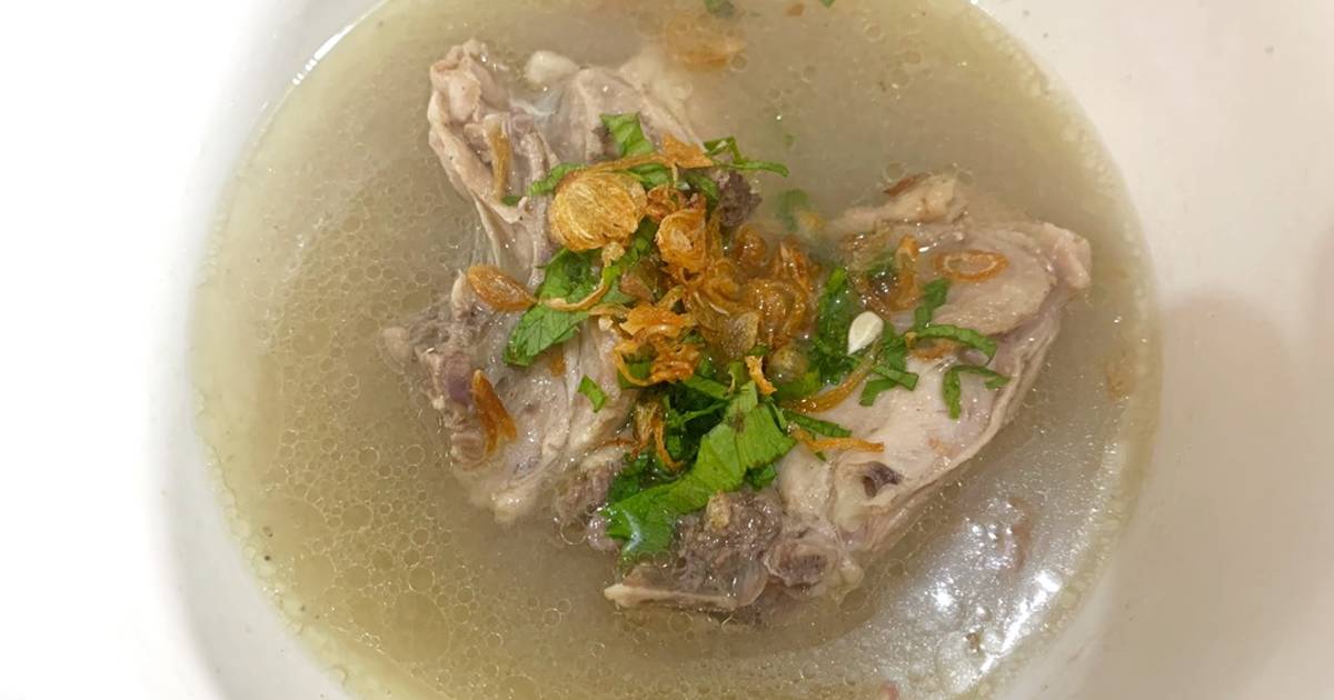 Resep Sop ayam pak min klaten ala2 😬 oleh ika damayanti ali - Cookpad