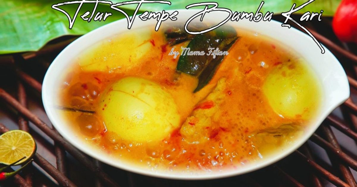 Resep Telur Tempe Bumbu Kari oleh Lanjarsih/Mama Fifian ...