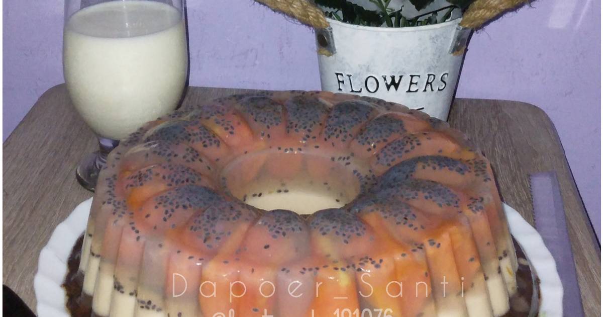 40 resep puding pepaya susu coklat enak dan mudah - Cookpad