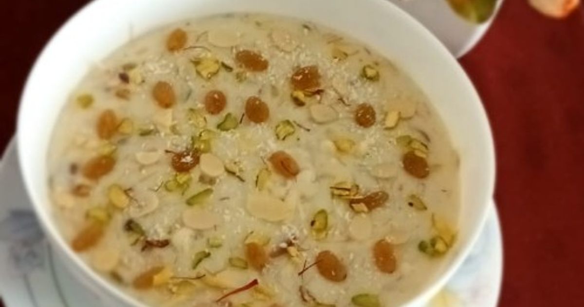 Sawayan Nuts Firni Recipe by Nargis shaikh Shaukat - Cookpad