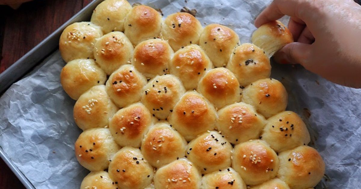 Resep bubble bread no knead rumahan enak dan mudah - Cookpad