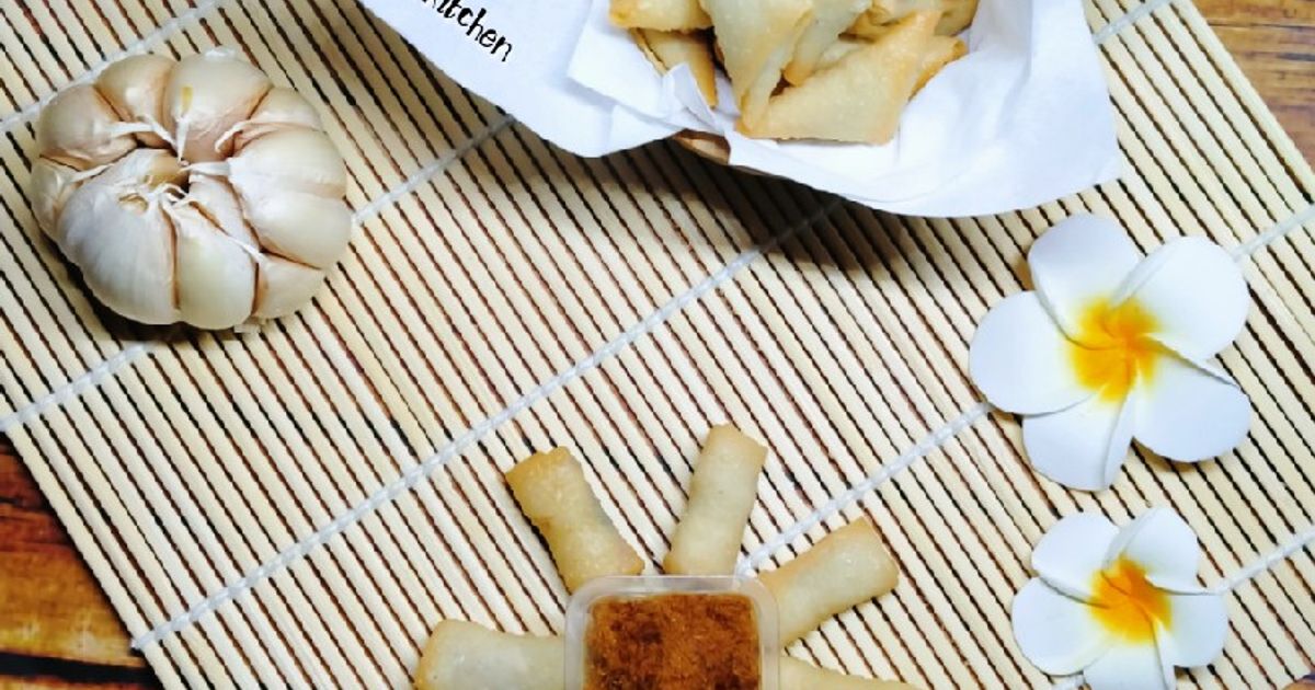 Resep Sumpia Abon Kulit Pangsit oleh Zhafran's Kitchen - Cookpad