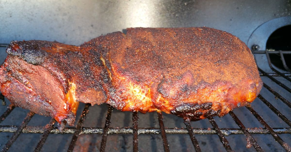 Tangy Bbq Smoked Pork Roast Recipe by Raymond Tapia