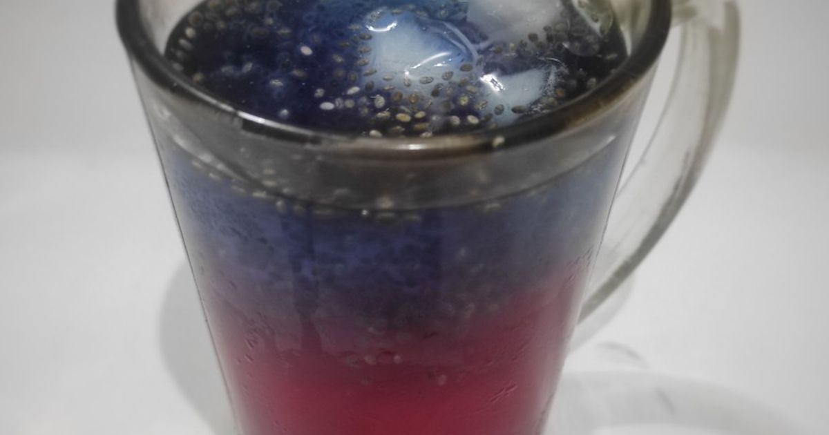 Resep Es Bunga Telang Kolkal oleh Budi Rahayu - Cookpad