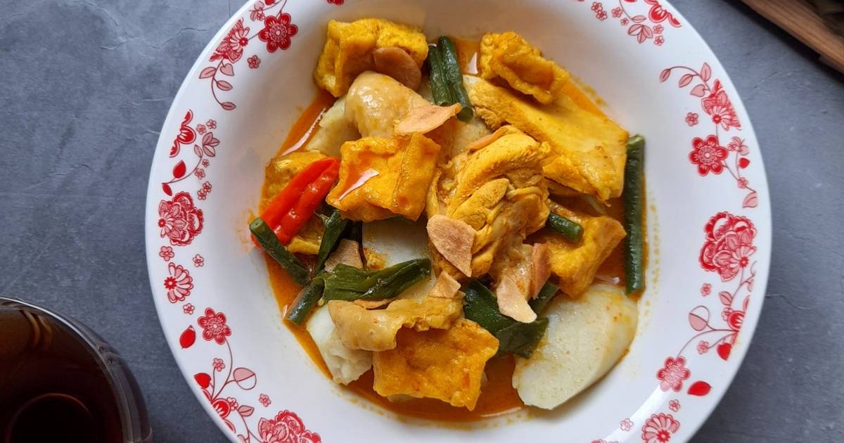Resep Lontong Sayur Ayam Tahu oleh Ka Pawon by Elysnawati - Cookpad