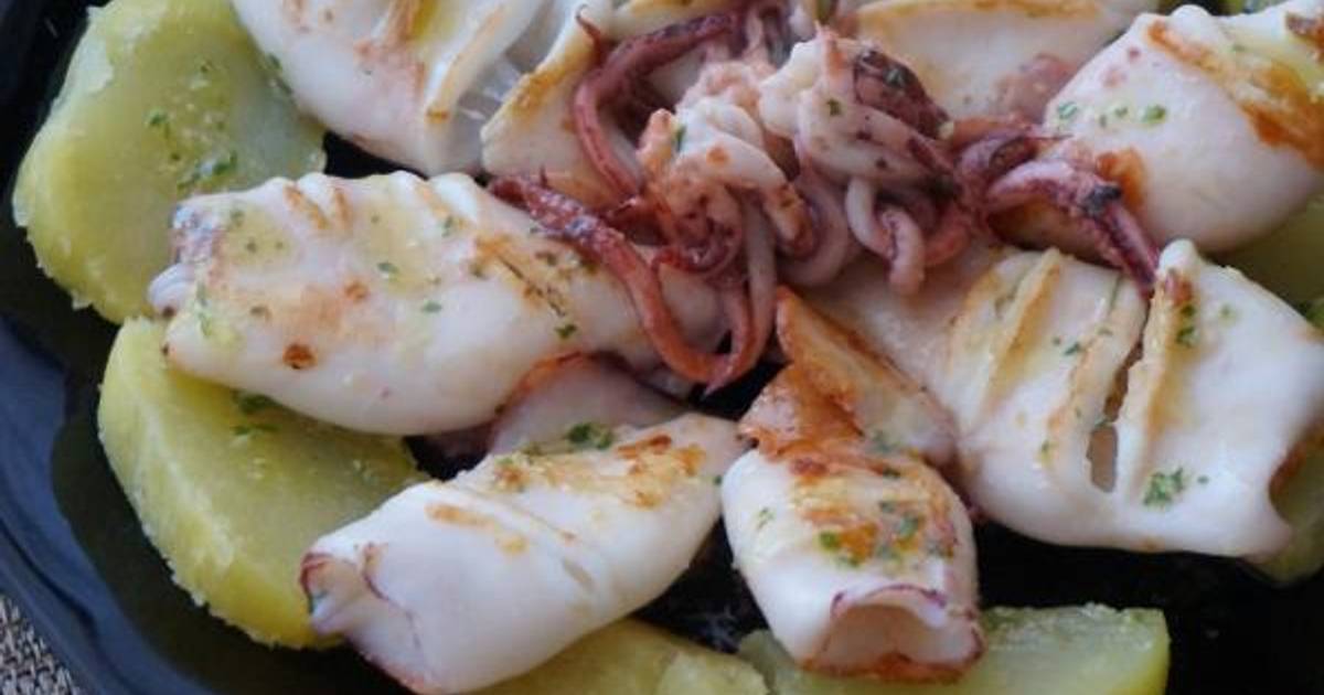 Calamares a la plancha con ajo y perejil - 51 recetas caseras- Cookpad
