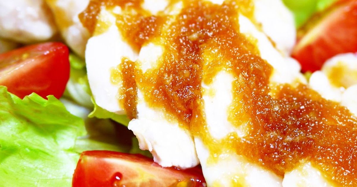 Chilled Chicken Breast For The Summertime Recipe By Cookpad.Japan