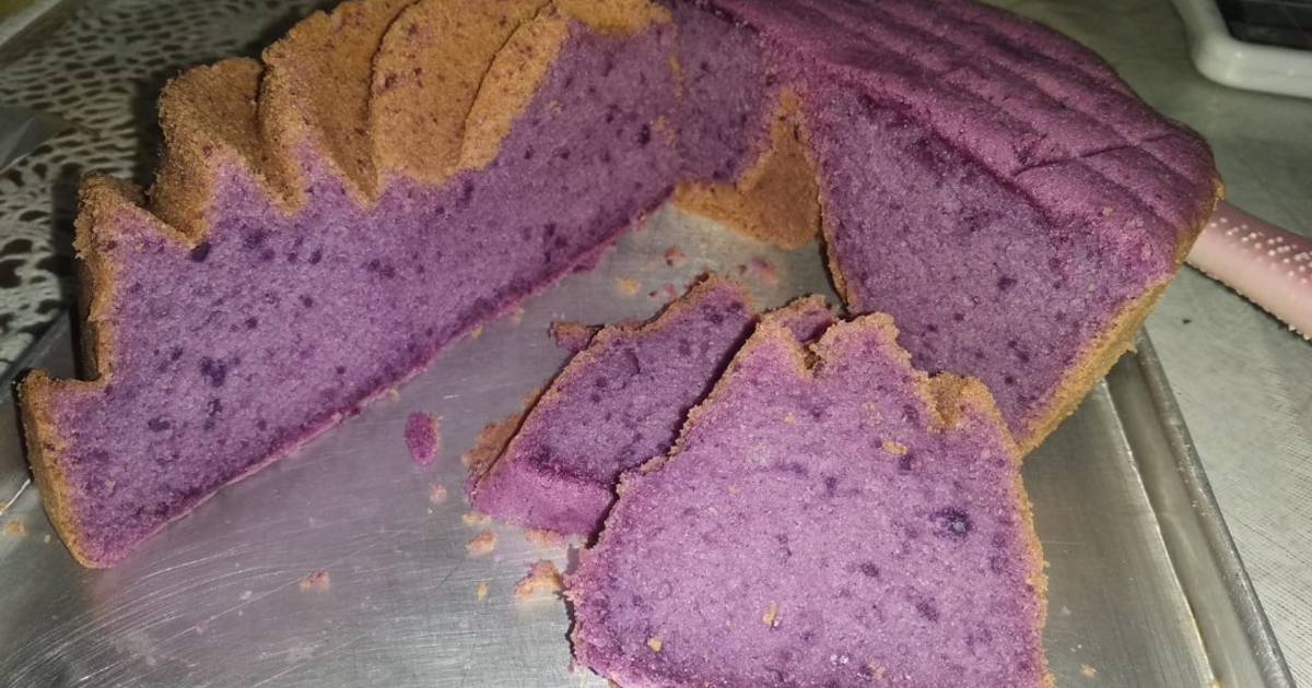 Resep Cake Ubi Ungu oleh F. Mikayla ArSyana - Cookpad