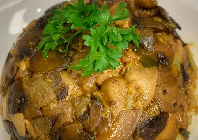 Resep Nasi tim ayam jamur oleh bebbycint - Cookpad