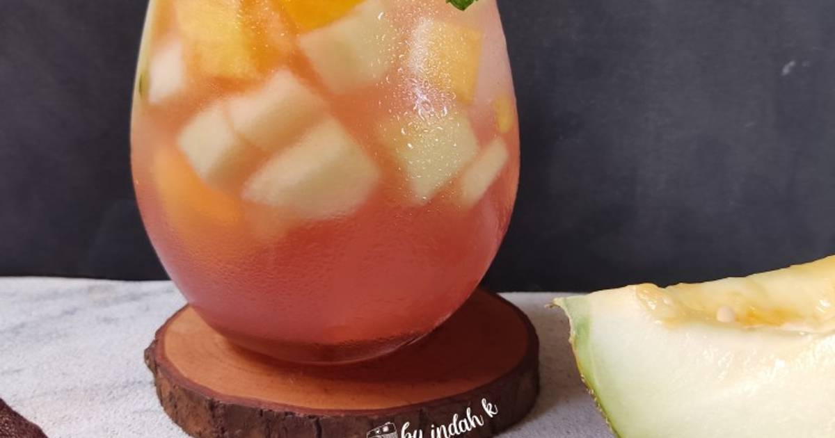 Resep Es Melon Mix Fruits oleh Indah Kurniasari - Cookpad