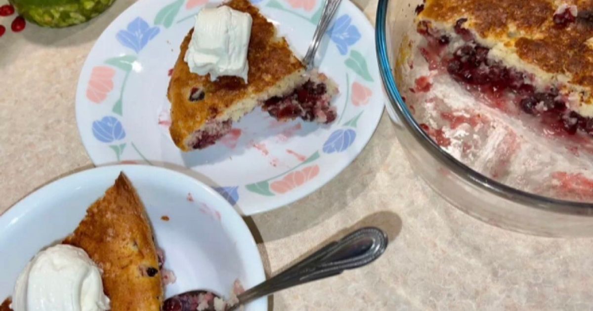 Ruby Grape Cobbler 🍇 Recipe By *𝑆𝑎𝑖𝑛𝑎🌈🏡*