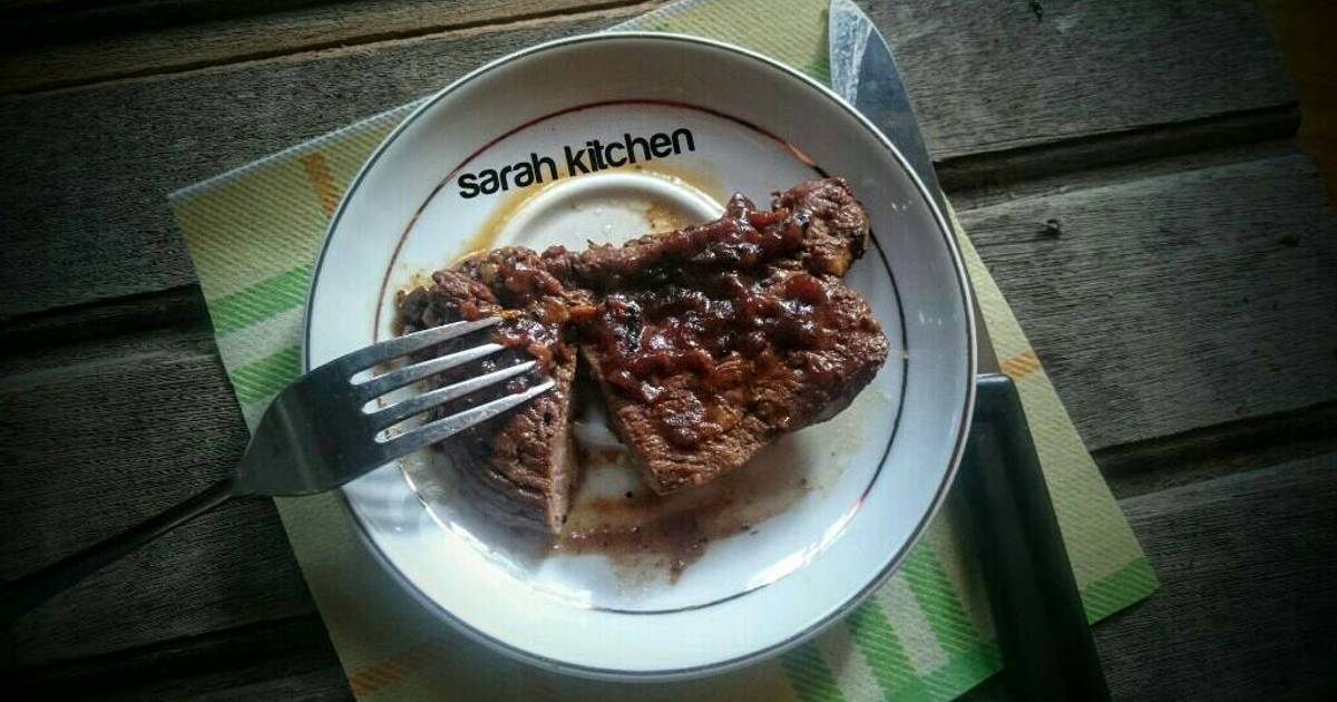 Resep Steak Daging Sapi Lada Hitam Yummy 👍 Oleh Titi Damayanti Cookpad