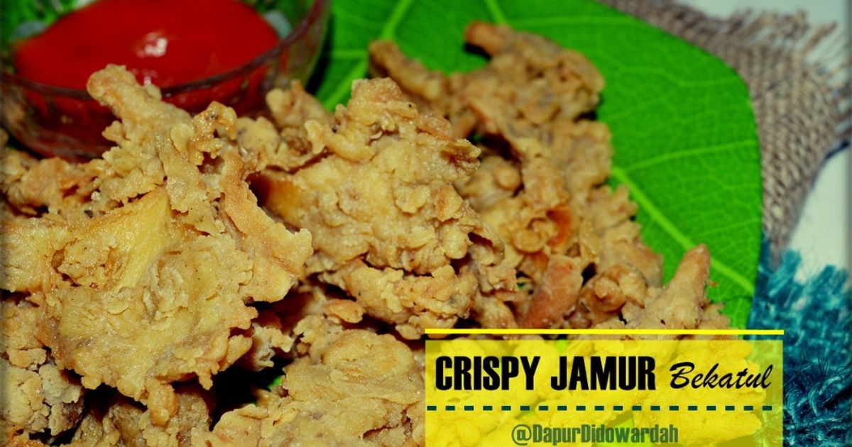 Resep Crispy Jamur Tepung Bekatul oleh Wardat El Ouyun - Cookpad
