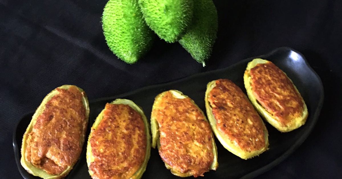 Stuffed Spiny Gourd Fries Recipe by Sudipa Gope - Cookpad