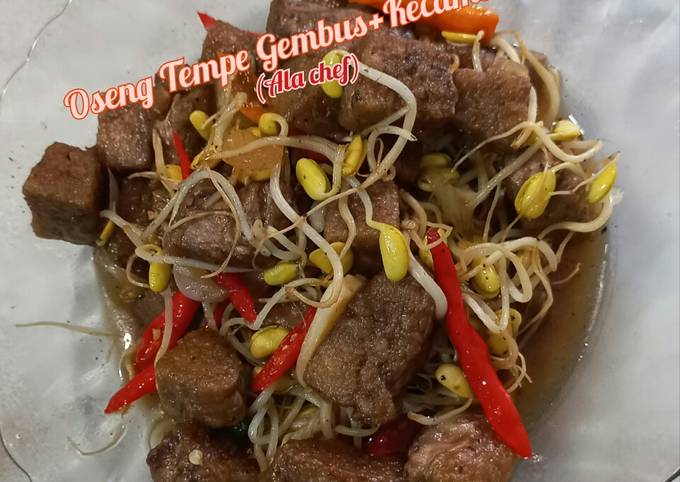 Resep Oseng Tempe Gembus+Kecambah (ala chef) oleh Ala Chef - Cookpad