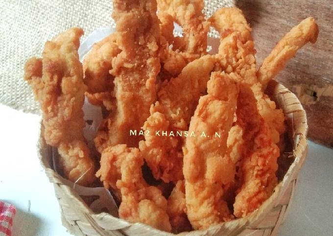 Resep Stick Ayam Fillet Kriwul oleh Ma2 Khansa A.N - Cookpad