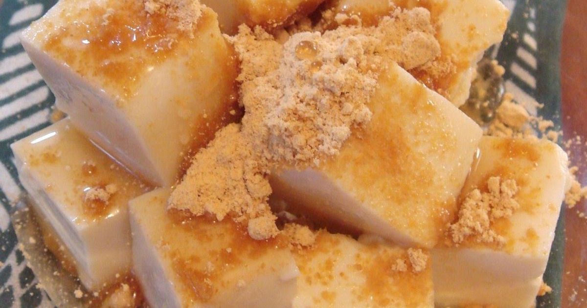 Kuzumochi Style Tofu Dessert Recipe by cookpad.japan