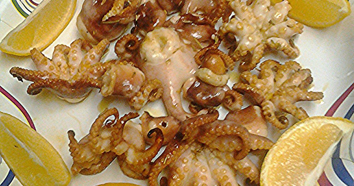 Grilled Baby Octopus Recipe by skunkmonkey101