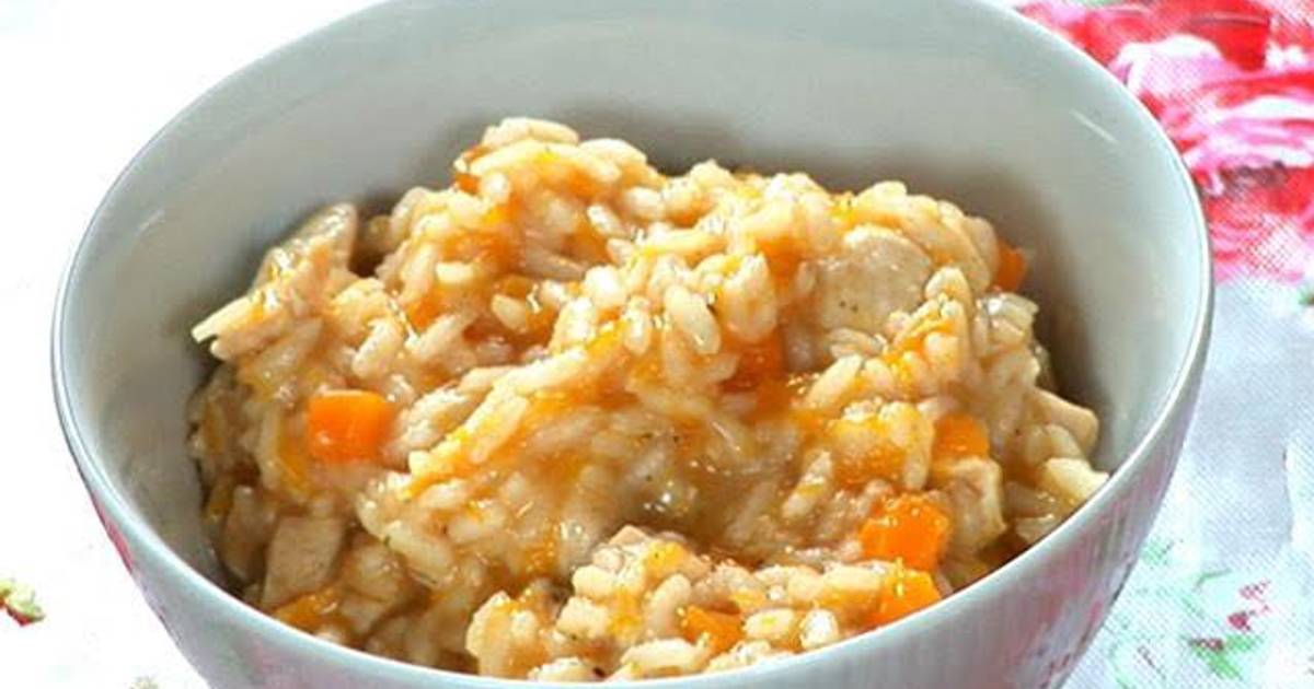 Healthy Risotto With Carrots, Tomatoes, Chicken Recipe by Em Sagripanti ...