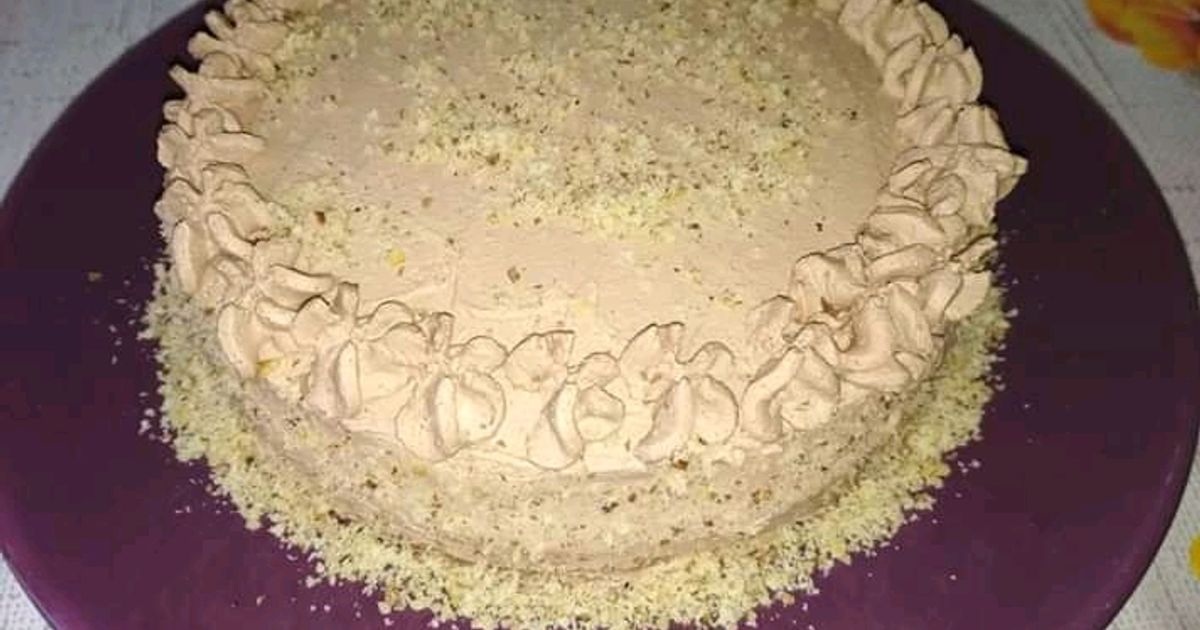 Diós Torta Csokikrémmel | Adrienn Császár Horváthné receptje - Cookpad ...