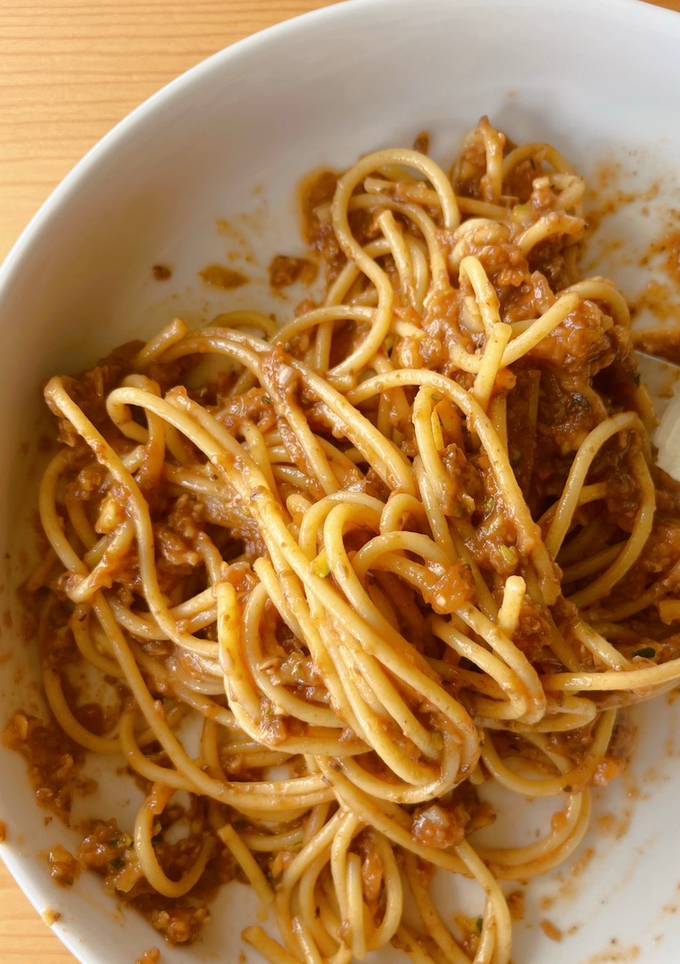 Cách Làm Món Vegan Spaghetti Bolognese/ Mỳ Ý chay của FoxyFooc - Cookpad