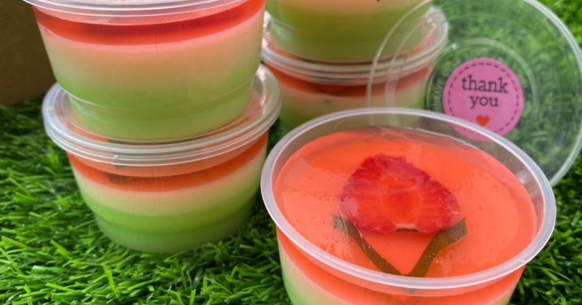 175 resep puding melon susu stroberi enak dan mudah - Cookpad