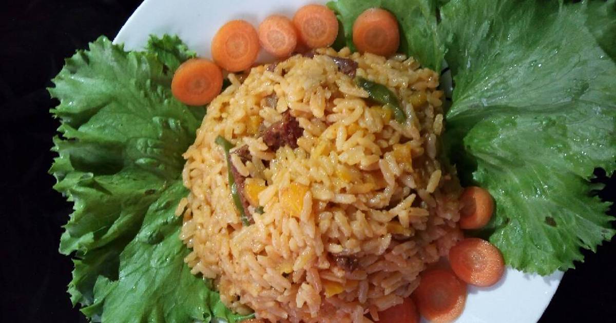 Suya and rice mixer Recipe by ife anas - Cookpad