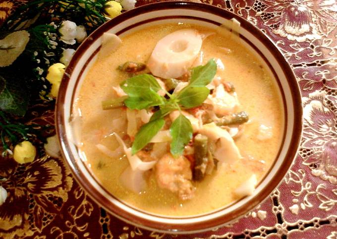 Resep Lodeh Rebung Kacang Panjang oleh Ny. Indra - Cookpad