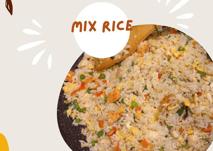 Resep Mix rice oleh putri triani - Cookpad