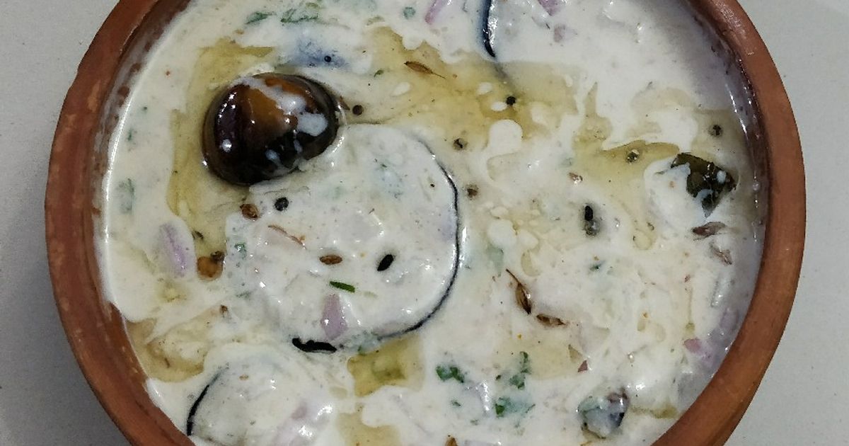Baigun/ Brinjal Raita Recipe by Afsheen Aroos - Cookpad