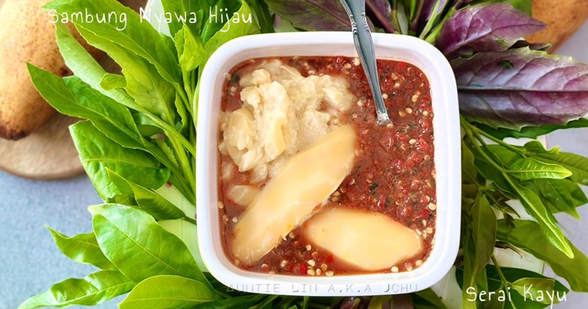 Resipi Sambal Belacan Binjai & Ulam Ulaman (Set Sambal & Ulam) oleh ...