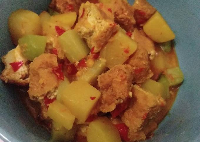 Resep Kentang bumbu kuning oleh Denty Puspitta - Cookpad