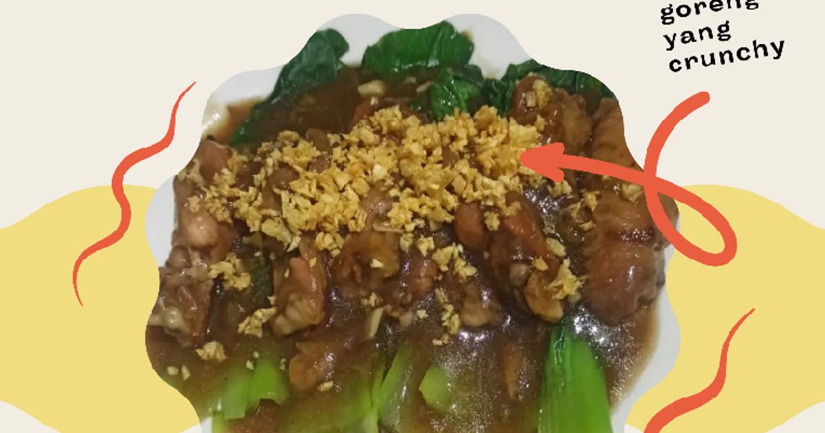 Resep "Pakcoy With Chicken Wings Saos Tiram" oleh JheFood - Cookpad