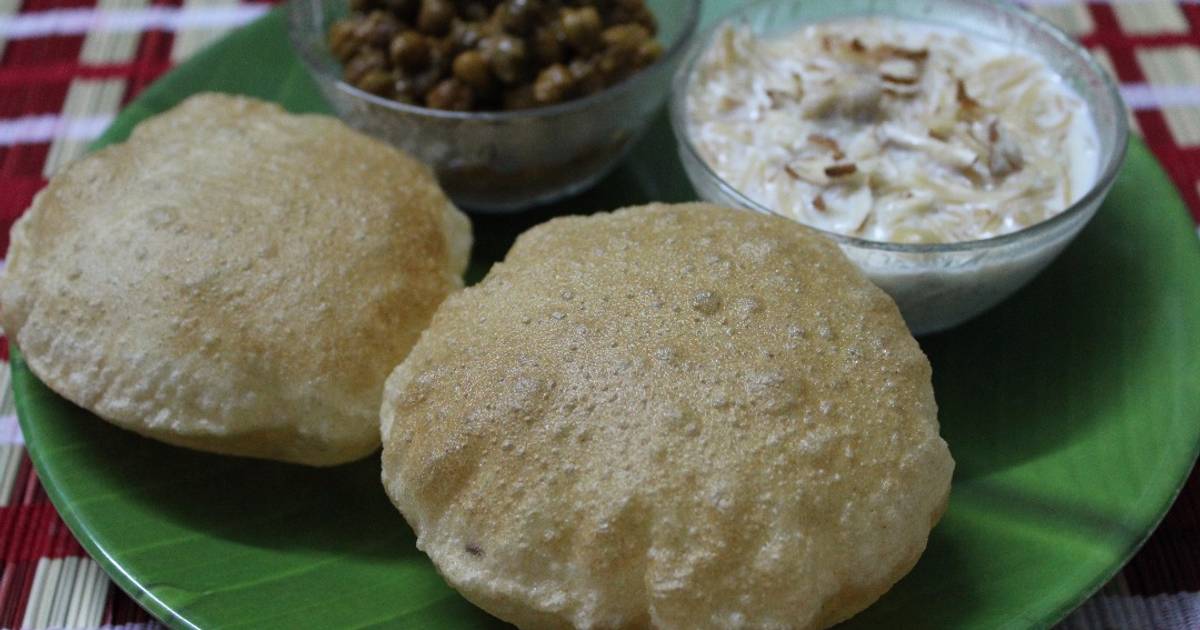 Navaratri Special Thali(Puri,Kale Chane,Sevai Kheer) Recipe by Madhuri ...
