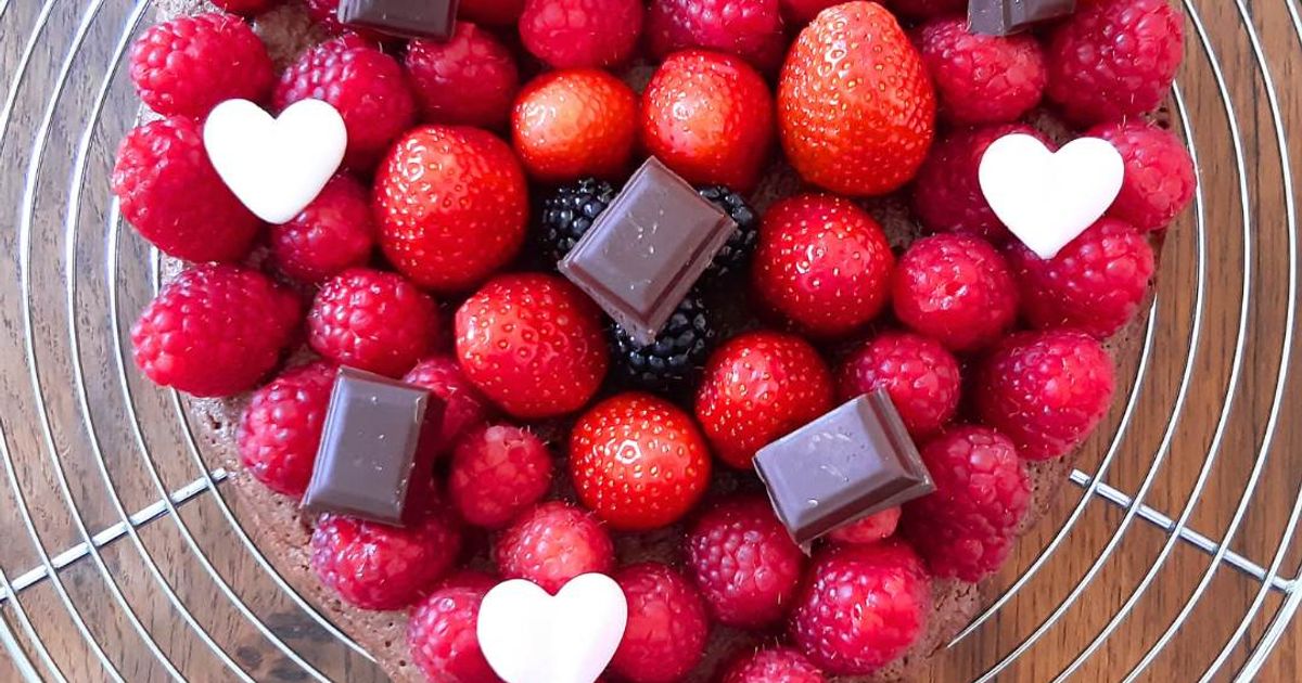 Moelleux Chocolat Fruits Rouges de Patisseriesdechoupie - Cookpad