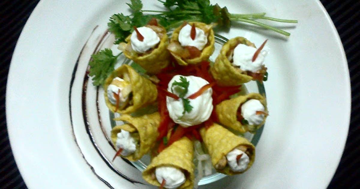 Mexican cone wrap Recipe by Chef Prithvi - Cookpad