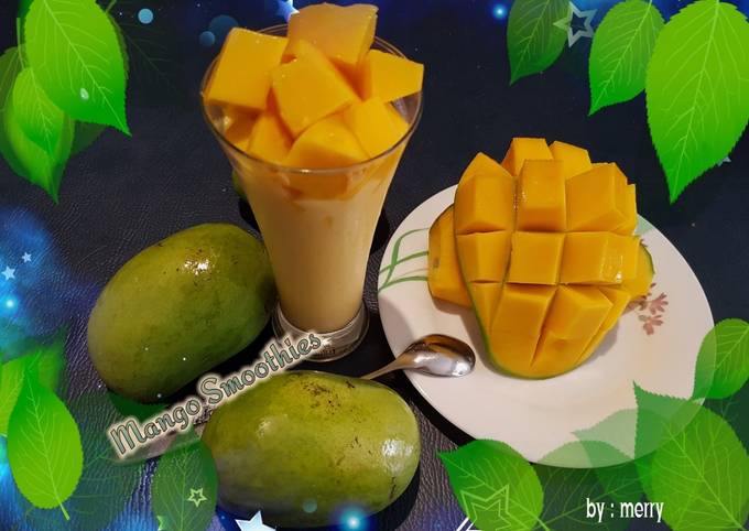 Resep 120. Mango Smoothies oleh merry ( DapoerOmaykoe) - Cookpad
