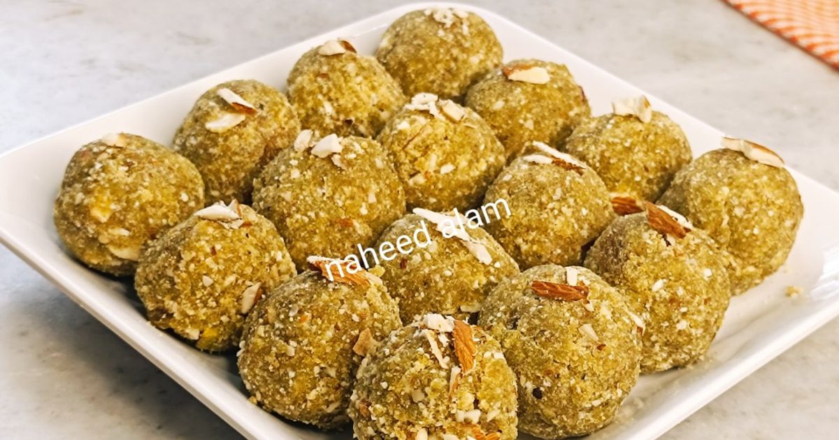 Gond Katira Laddu Recipe by Naheed Alam - Cookpad
