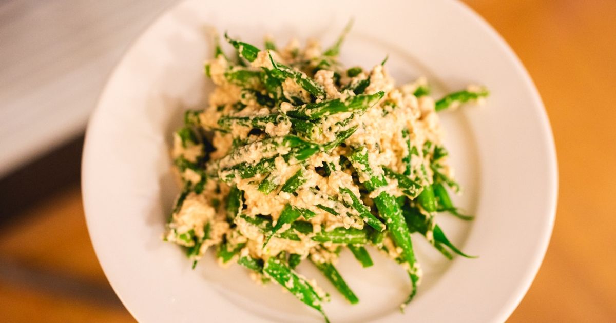 Tofu Paste With String Beans Recipe by Hurry - Cookpad