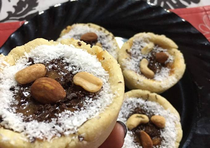 Tarta individual de coco y dulce de leche Receta de Ariadna Obregon ...