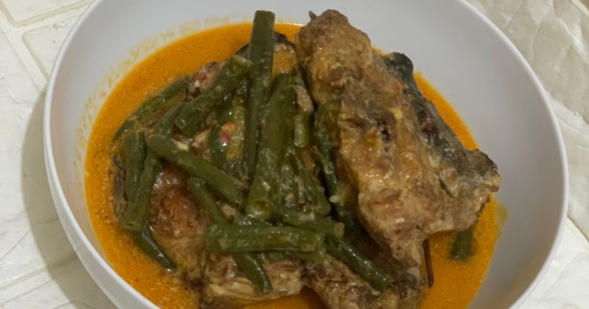 Resep sayur mangut kacang panjang rumahan enak dan mudah - Cookpad