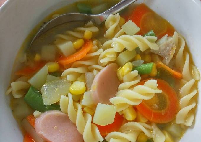 Resep Fusilli soup oleh Bethany Asmara - Cookpad