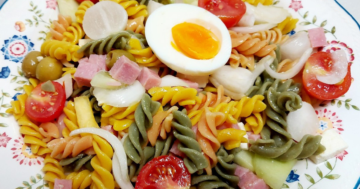 Ensalada De Pasta De Verano Receta de QUE COCINAMOS HOY? Manta- Cookpad