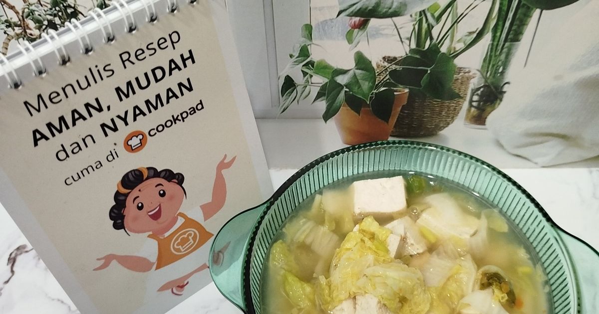 Resep Sup Sawi Putih Dan Tahu oleh Alifah Lestari - Cookpad