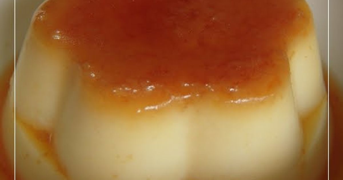 Super Easy Springy Pudding With Agar Recipe By Cookpad.Japan