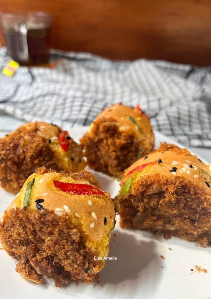 Resep Bolu Gulung Abon (Floss Roll) 🤍 oleh Euis Amalia - Cookpad