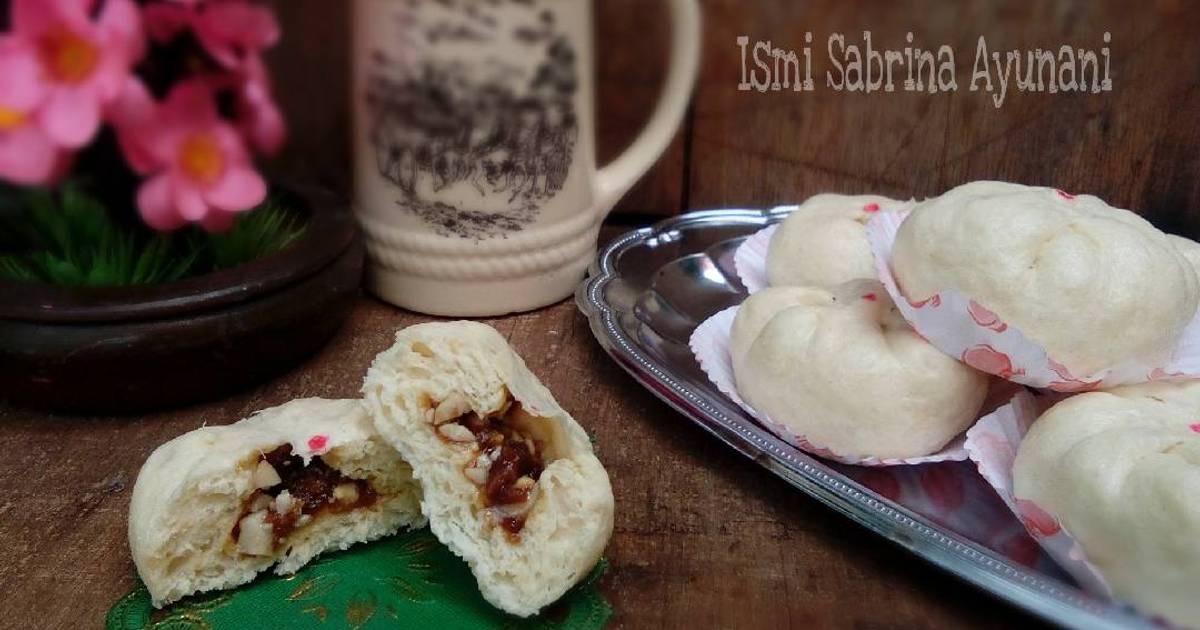 Resep Biapong/ Bakpao Isi Kacang Gula Merah oleh Ismi Sabrina Ayunani ...