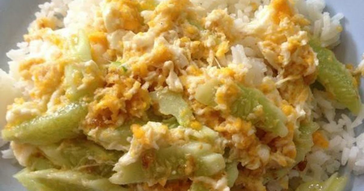 Stir Fried Cucumber With Eggs (Chicken Or Pork) Recipe By Palmy