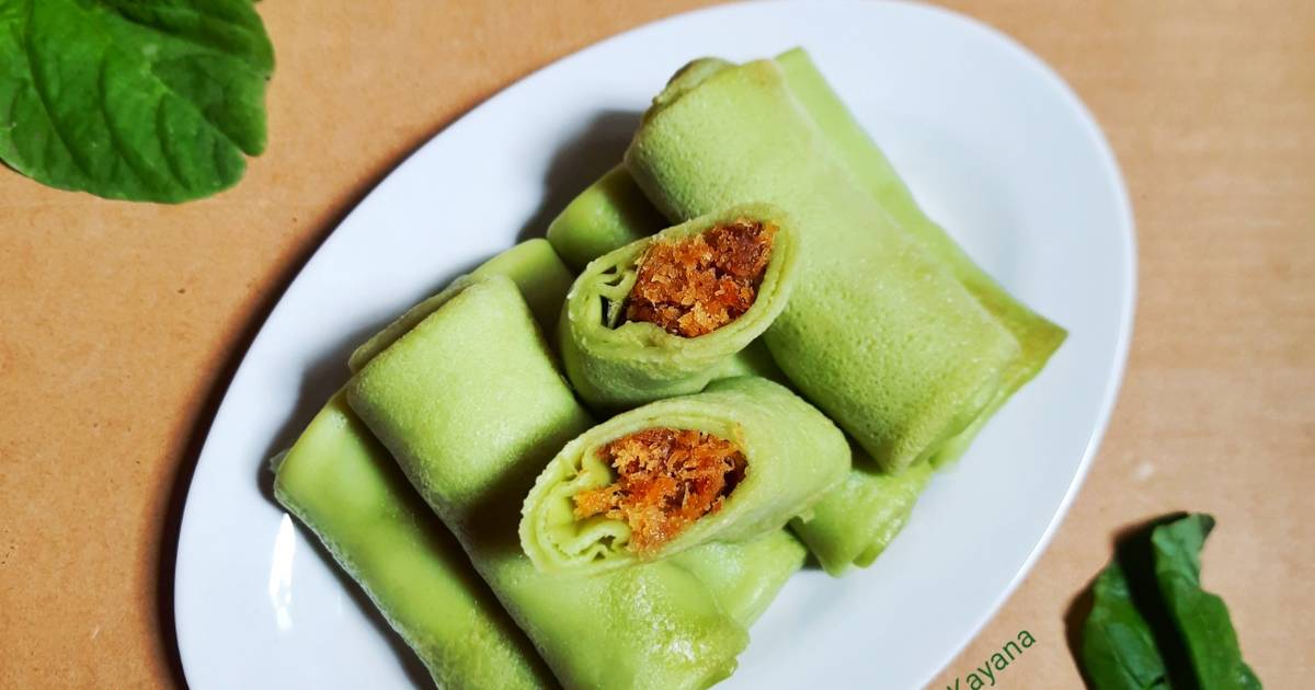Resep 819. Dadar Gulung Bayam oleh Dapur Ibuk Kayana - Cookpad